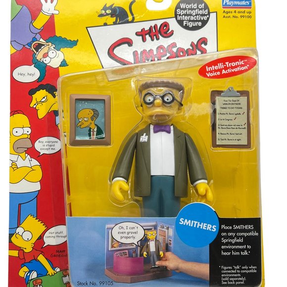 Simpsons | Toys | Simpsons Smithers Voice Activated World Of ...